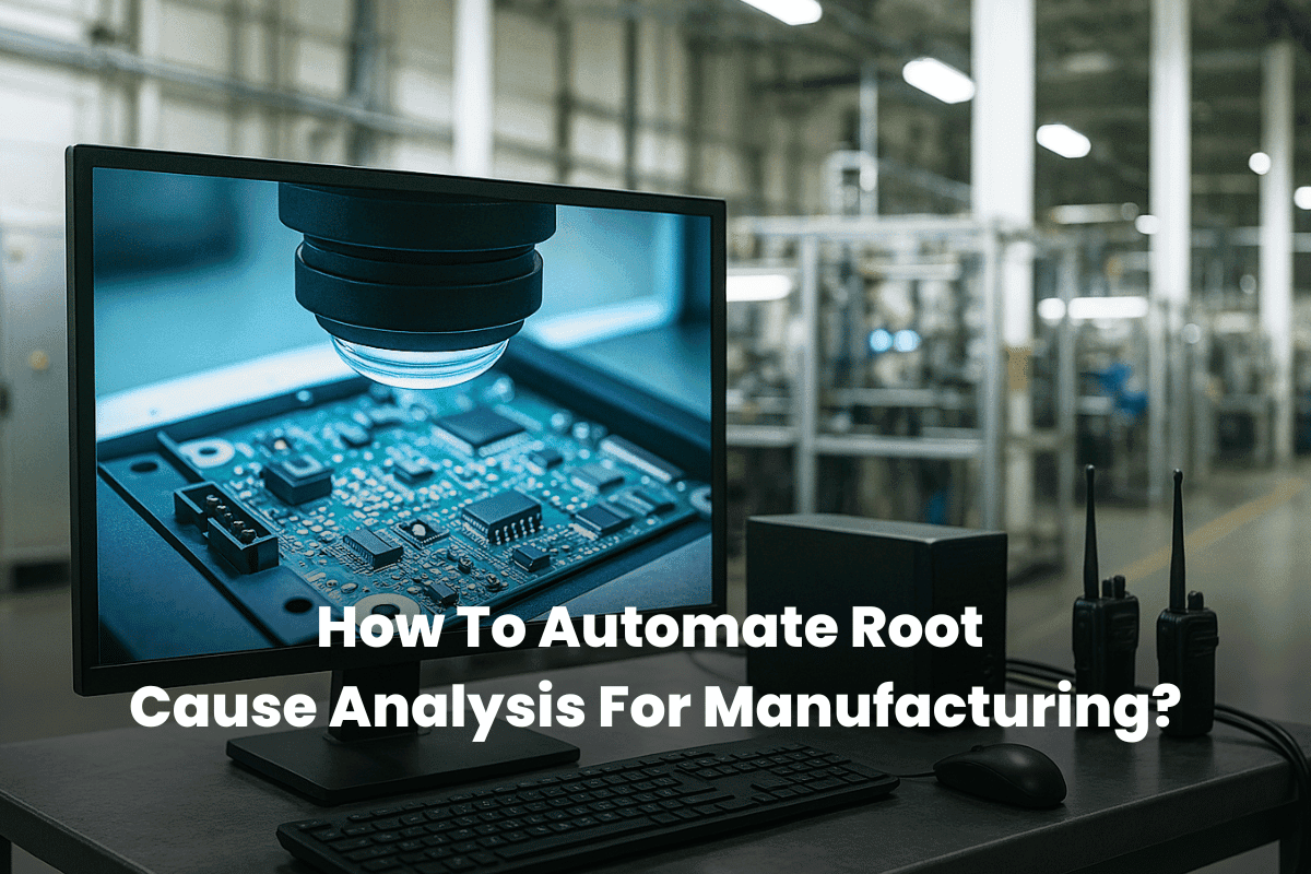 How To Automate Root Cause Analysis For Manufacturing?